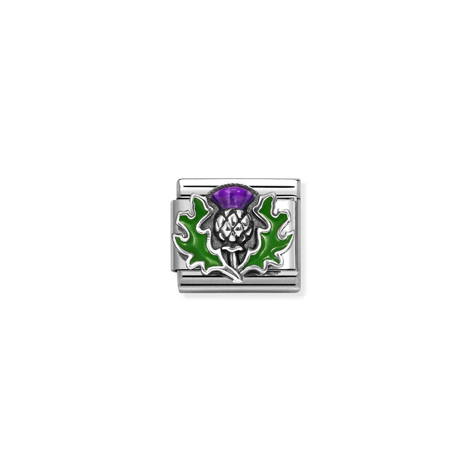 NOMINATION Silver Thistle Charm 330204-43 – Monaghans Jewellers